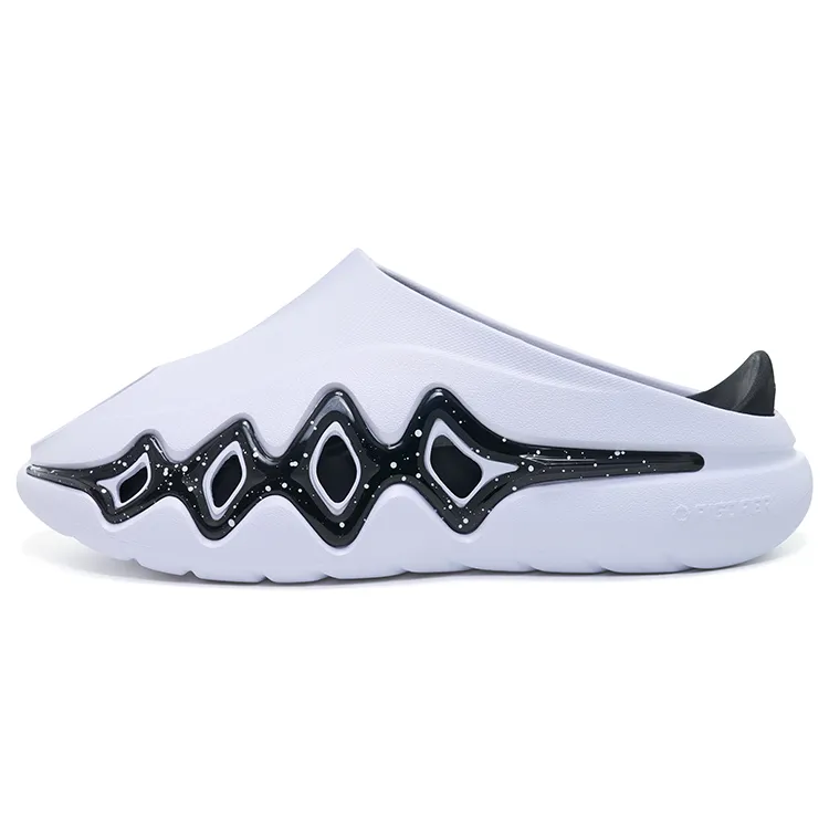 RIGORER EVA Cushioned Slip-Resistant Slide Slippers Unisex White Black ...