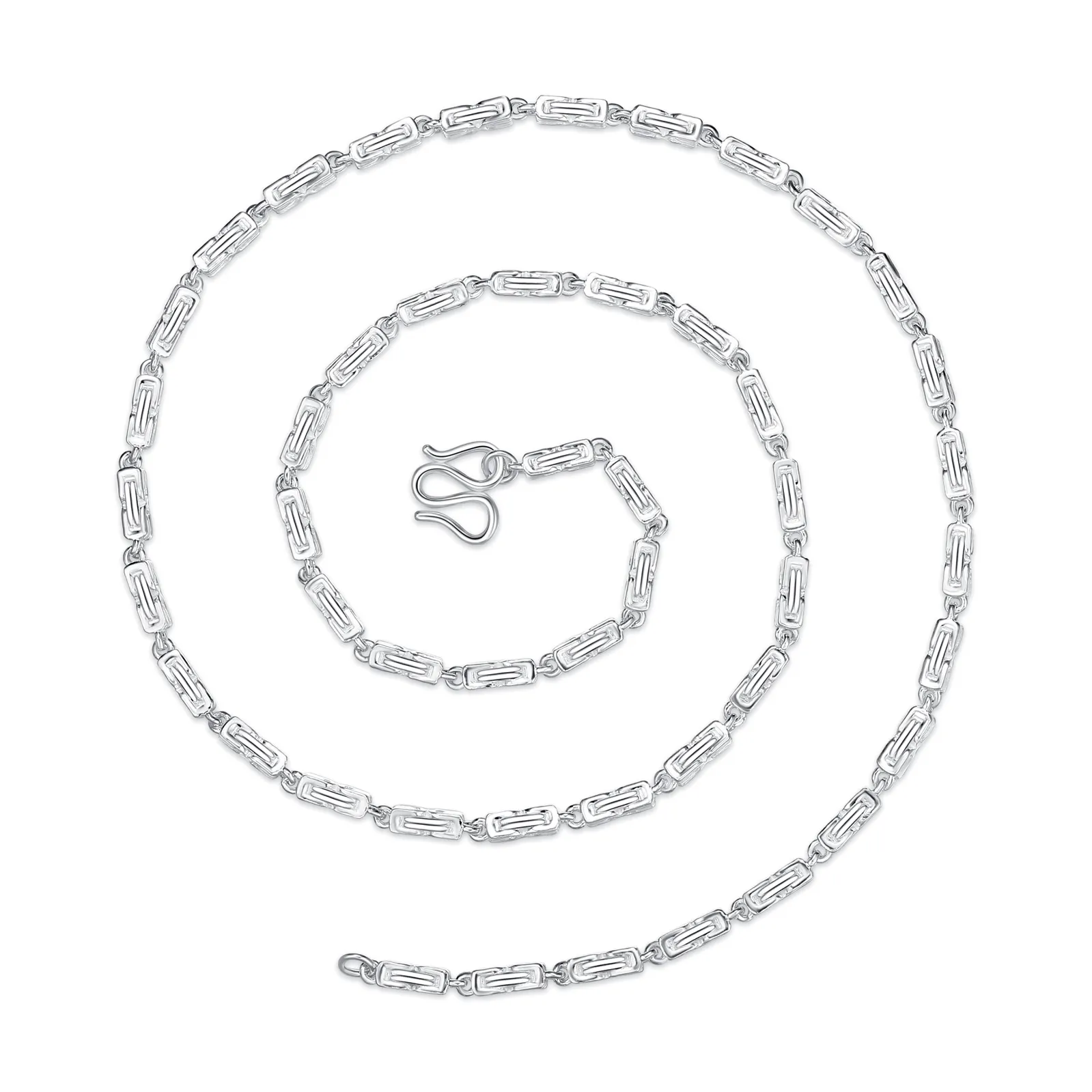 Original Summer S999 Fine Silver Necklaces Unisex - POIZON