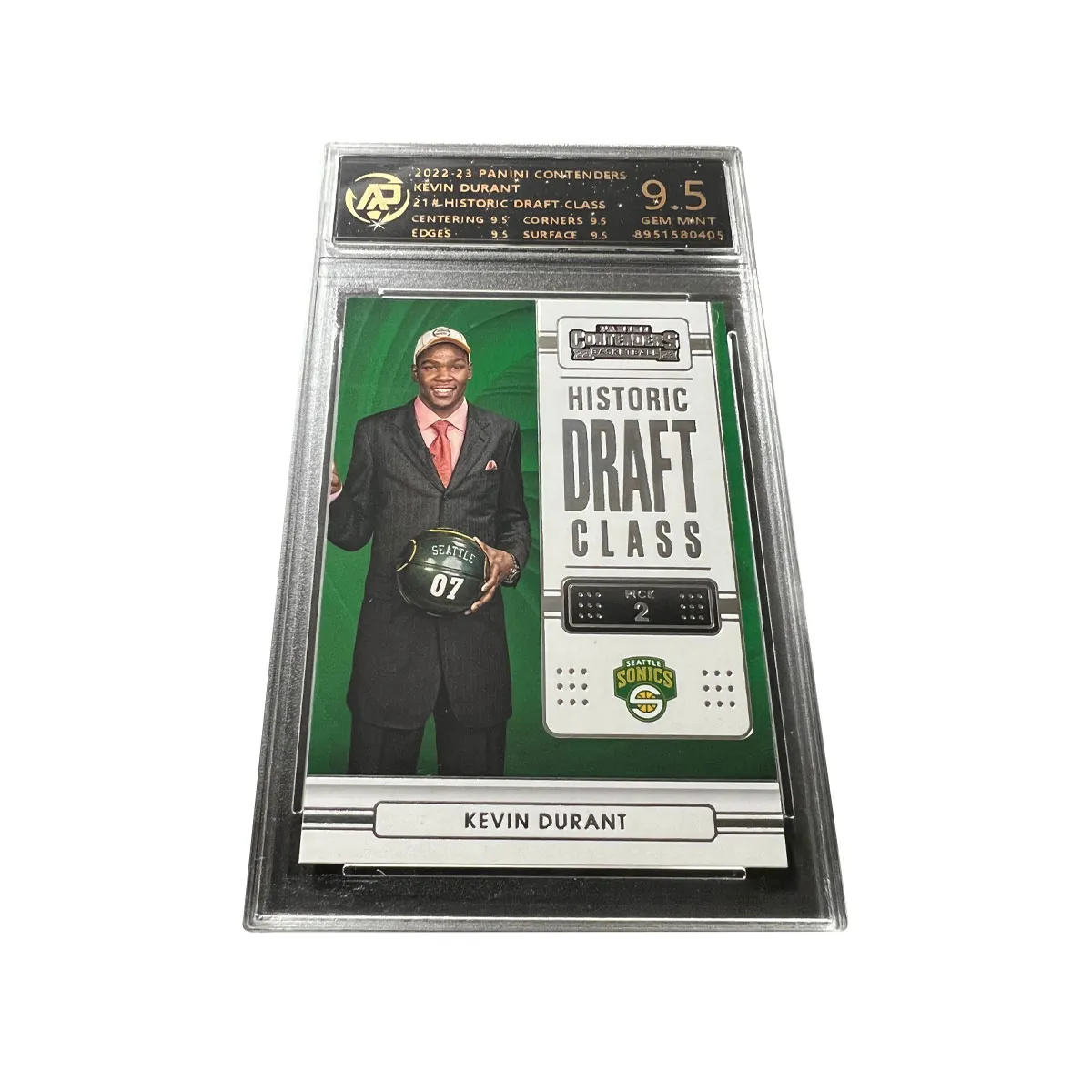 PANINI Kevin Durant KD Draft Night, Rising Stars Year RPA High Score ...