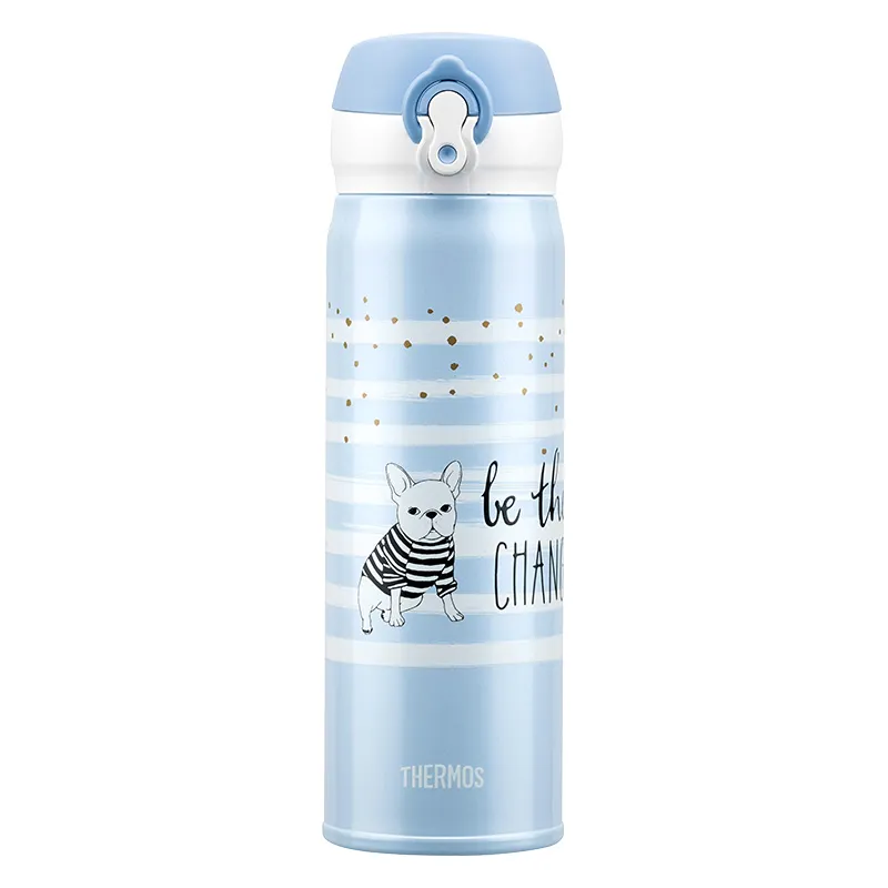 THERMOS Pop-Up Insulated Cup 304 Stainless Steel Blue 500mL - POIZON