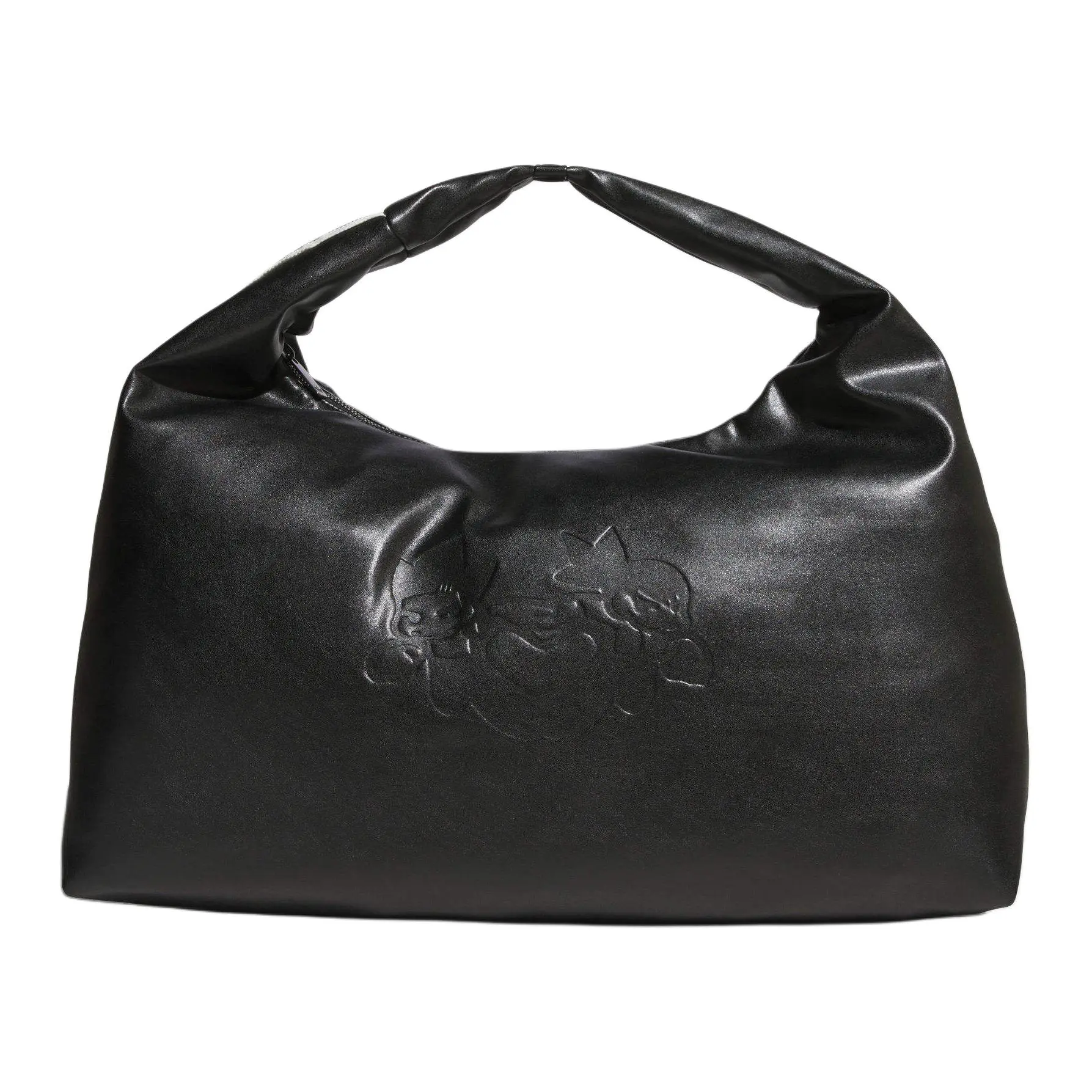 Adidas Originals Polyurethane Handbag Regular Unisex Black - POIZON