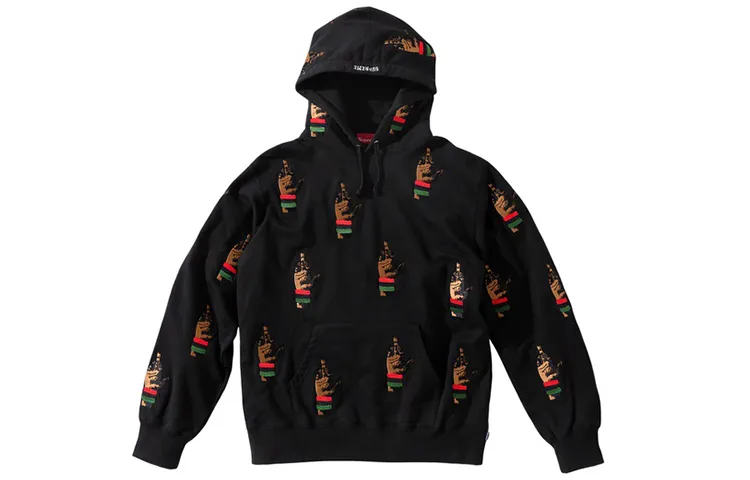 Supreme Dead Prez Rbg Embroidered Hooded Sweatshirt - POIZON