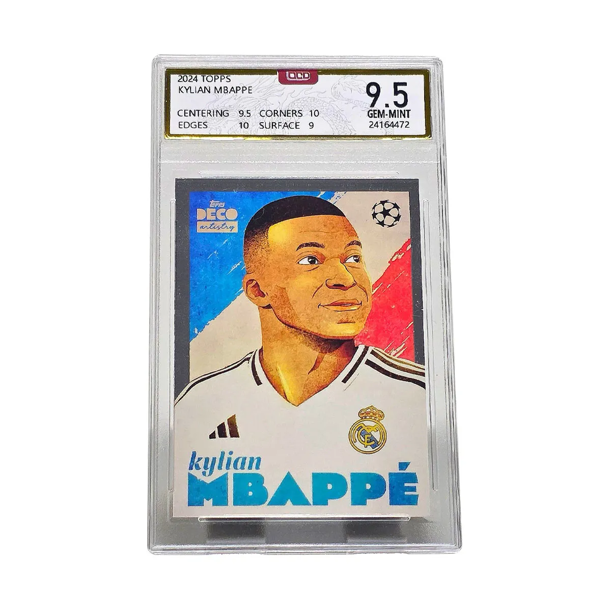 Topps Mbappé Player Card Deco Artistic Style Special Card Large ...