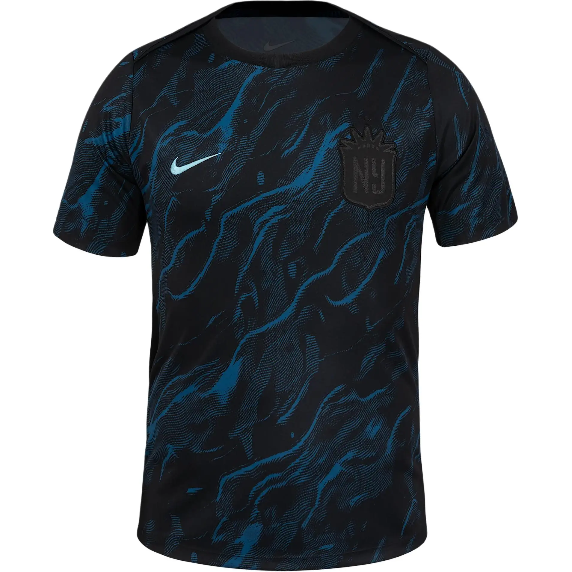 Nike NJ/NY Gotham Fc 2025 Men's Nike Nwsl Short Sleeve Pre Match Top ...