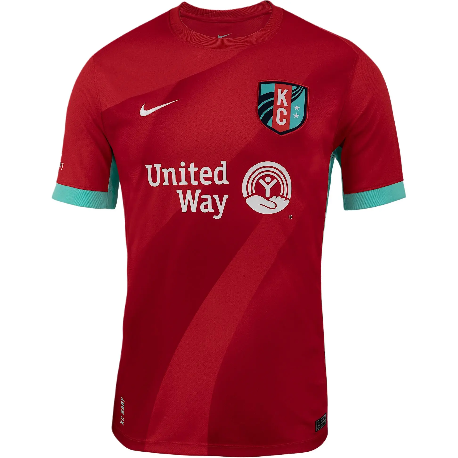 Nike NWSLDri Fit Soccer Jerseys Men's University Red/Super Turquoise ...