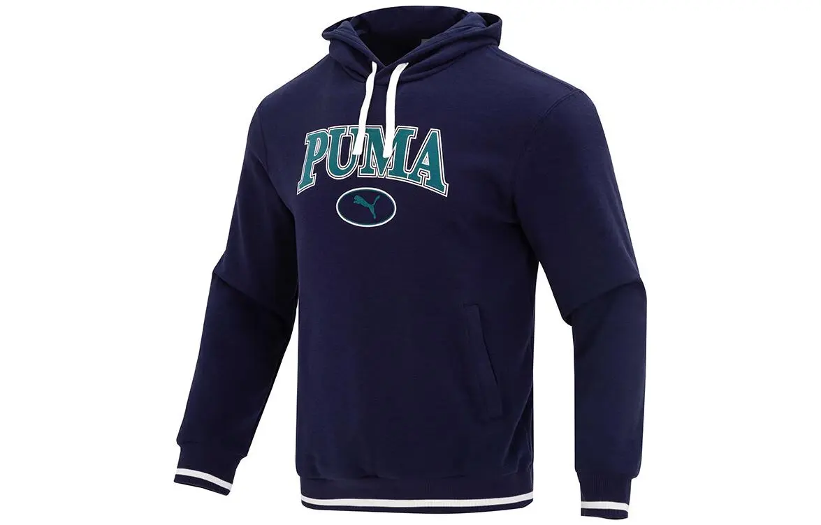 PUMA SPONGEBOB SquarePants Co-branded Edition Sweatshirts Men Navy Blue ...