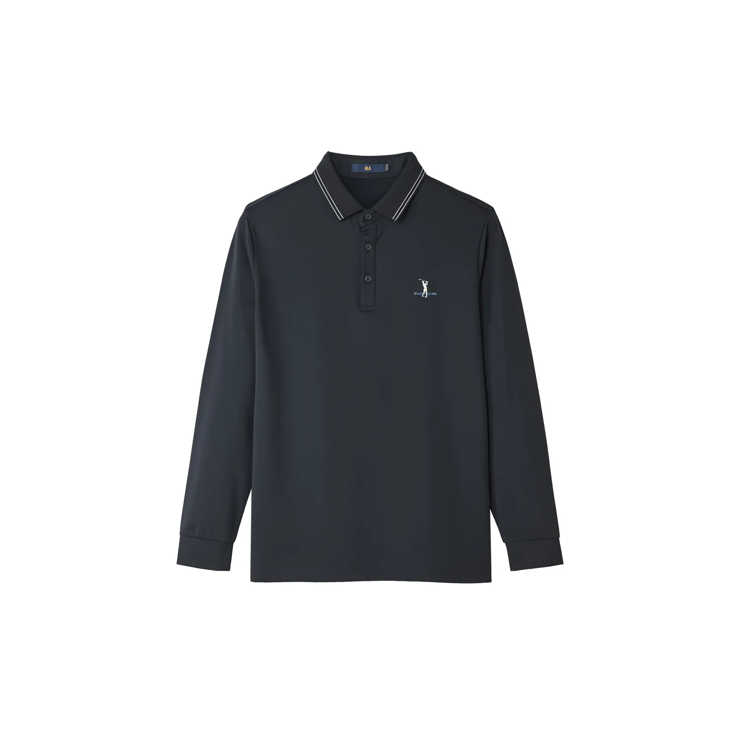 HLA Polo Shirts Men Navy Blue 03 - POIZON