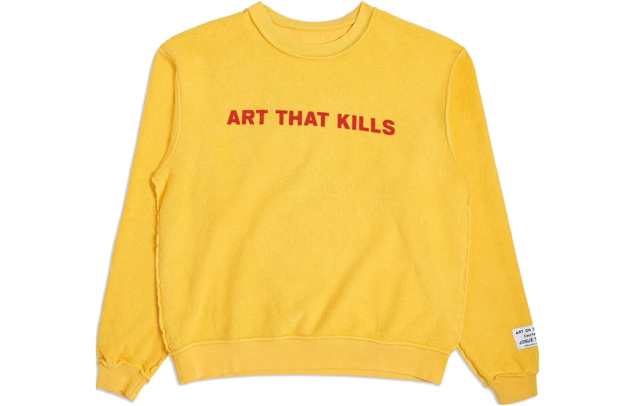 Gallery Dept. Sweatshirts Unisex Yellow - POIZON