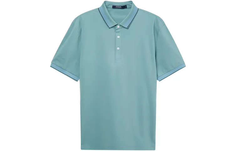 YOUNGOR Polo Shirts Men Pink Green - POIZON