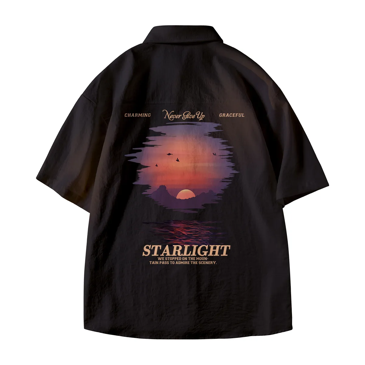 MINISO Shirts Unisex Army Green (Y Large Evening Dream Back Label) L ...