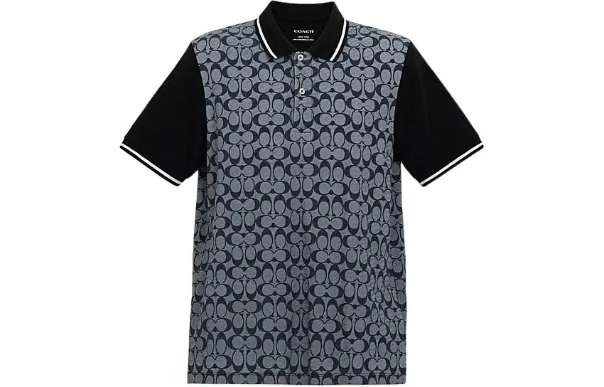 COACH Polo Shirts Men Gray XXL - POIZON
