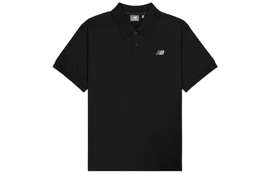 New Balance Polo Shirts Men Black - POIZON