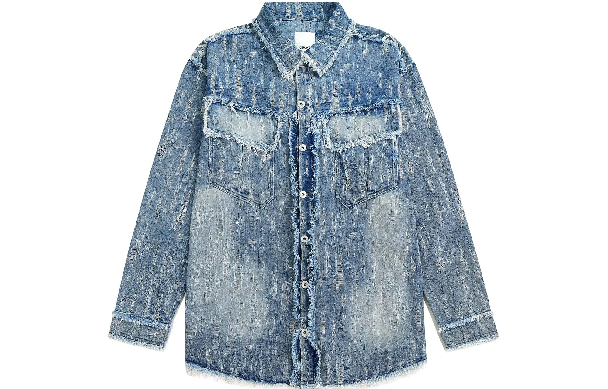 Guuka Shirts Men Light Blue - POIZON