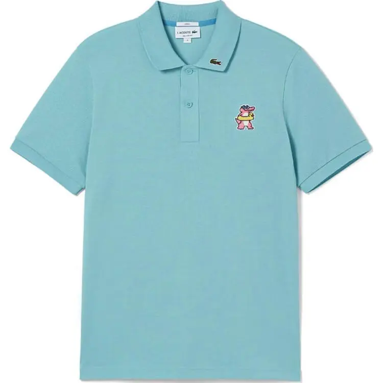 LACOSTE Polo Shirts Unisex Tide Blue - POIZON