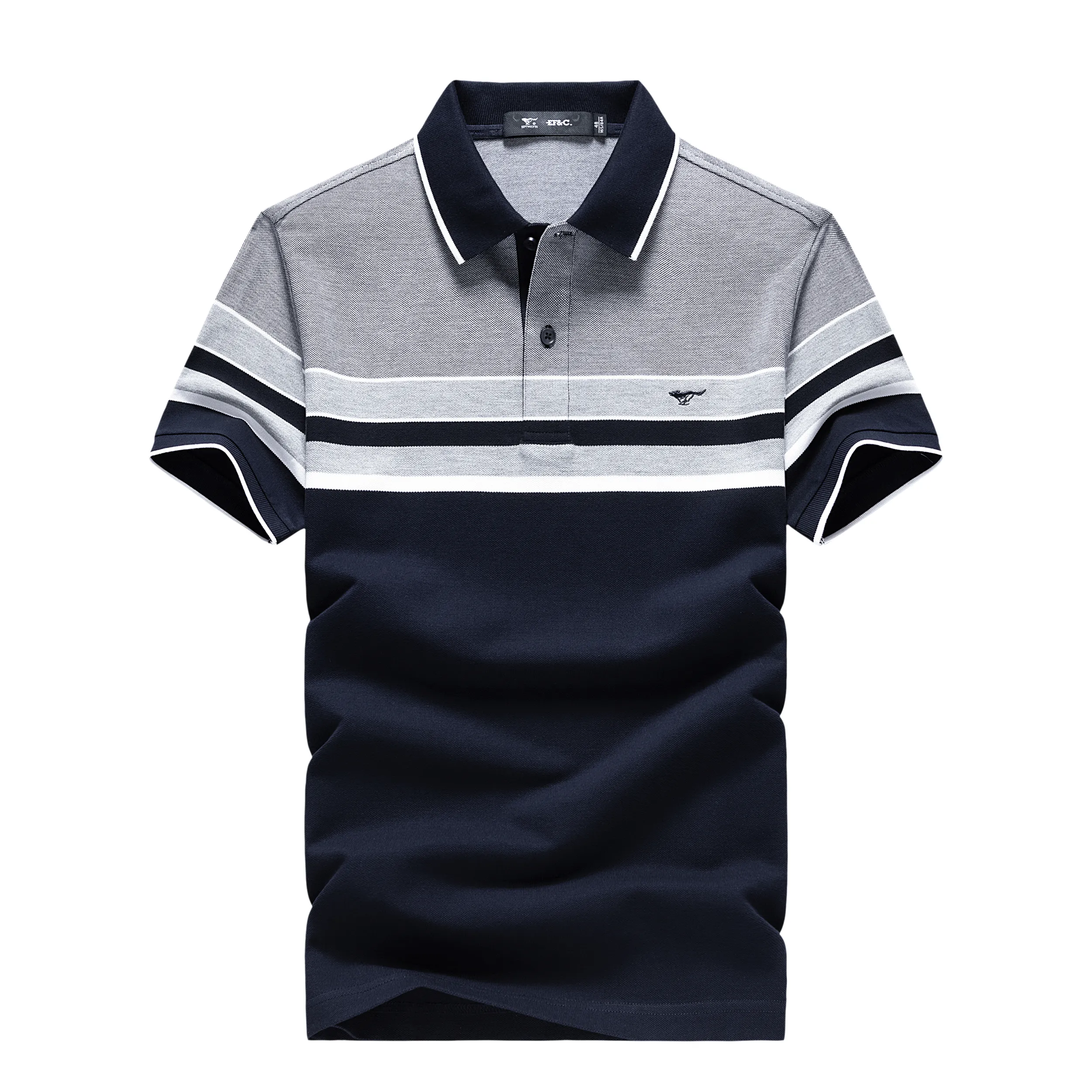 SEPTWOLVES Polo Shirts Men Navy Blue - POIZON