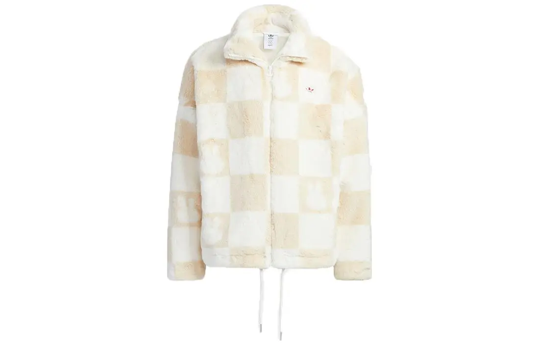 Adidas Originals Miffy Collaboration Series Jacket Unisex Beige - POIZON