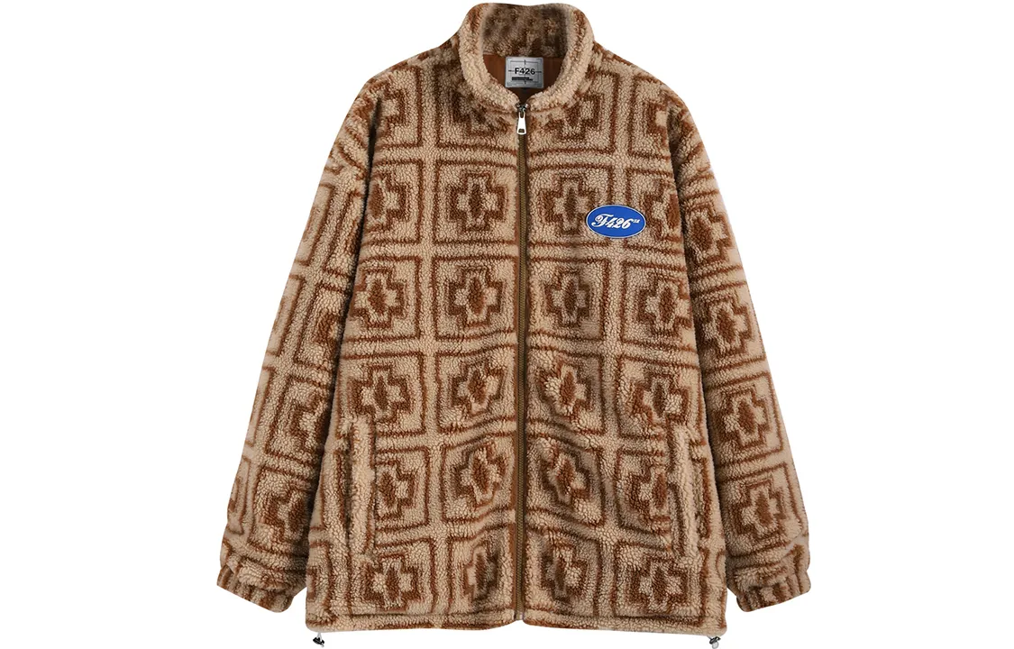 F426 Stand Collar Loose Fit Puffer Jacket Unisex Blue M - POIZON