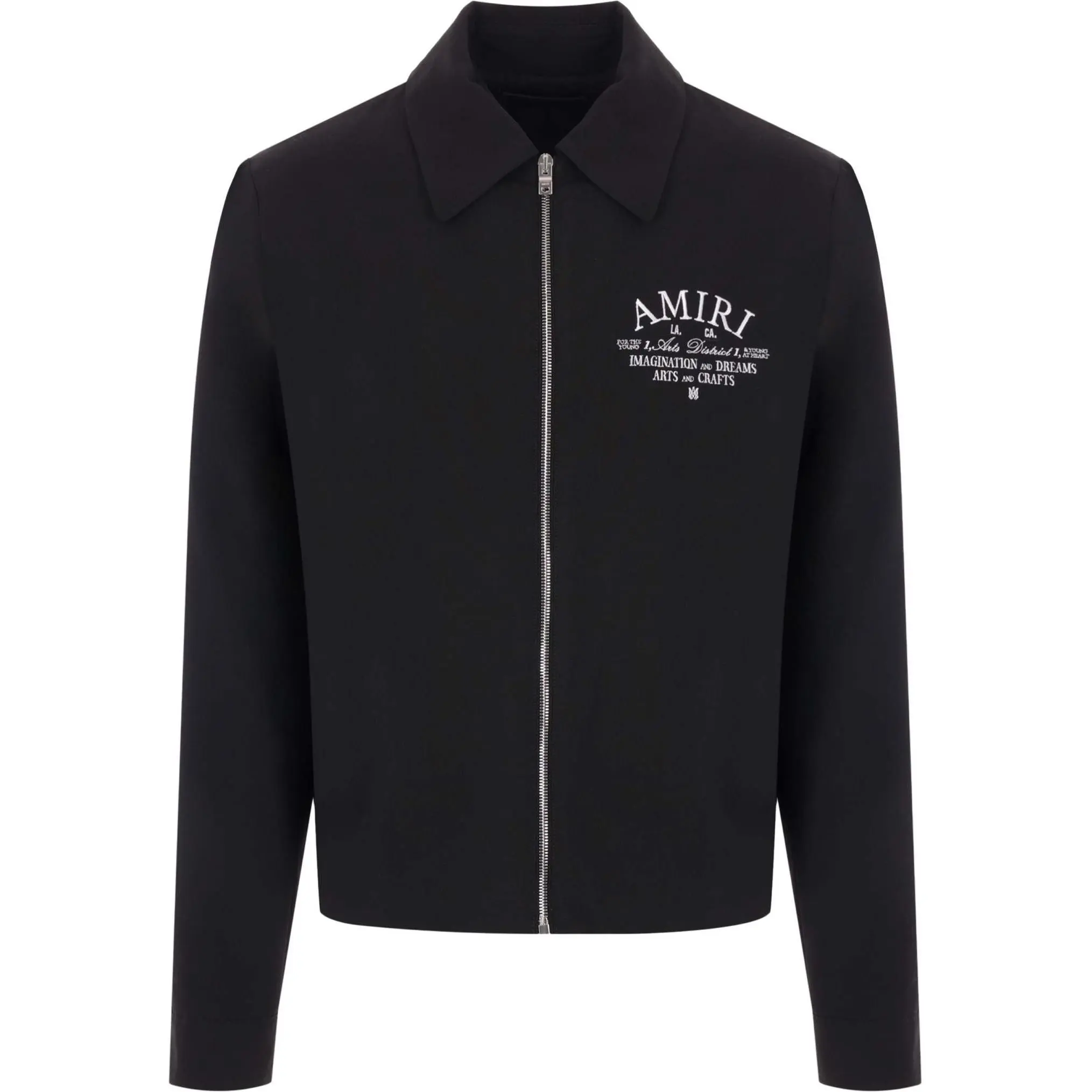 AMIRI AMIRI Arts District Logo Embroidered Jacket - POIZON