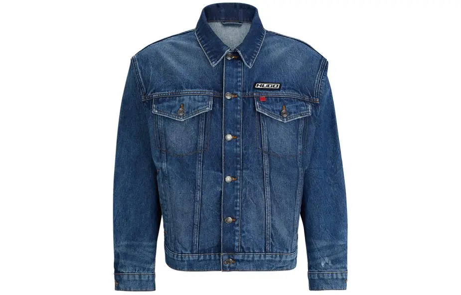 HUGO BOSS Denim Jackets Men Blue - POIZON