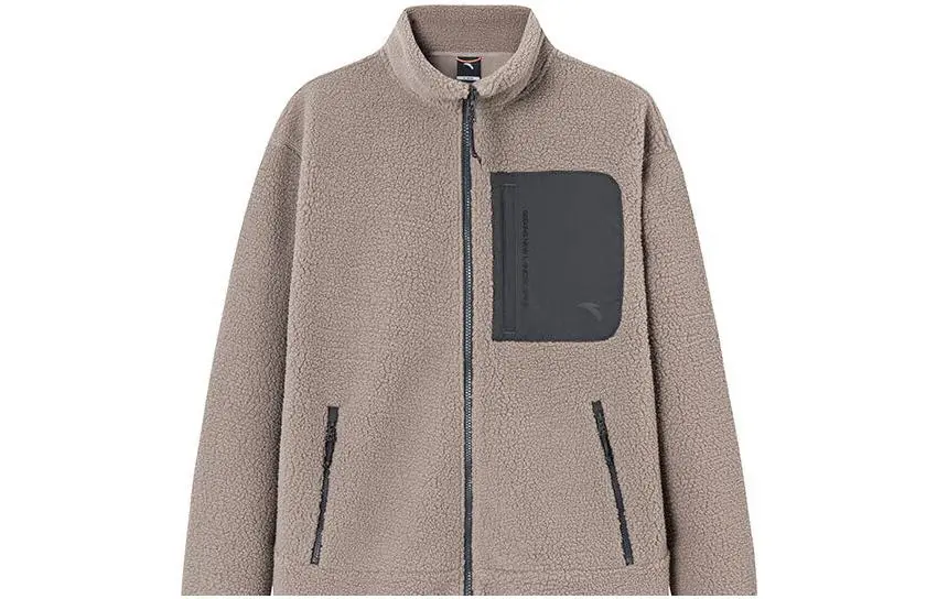 Anta Outdoor Collection Jacket Men's Linen Gray - POIZON