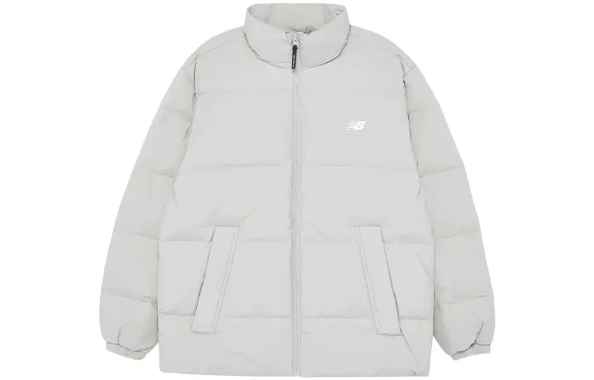 New Balance Down Jacket Unisex Gray - POIZON