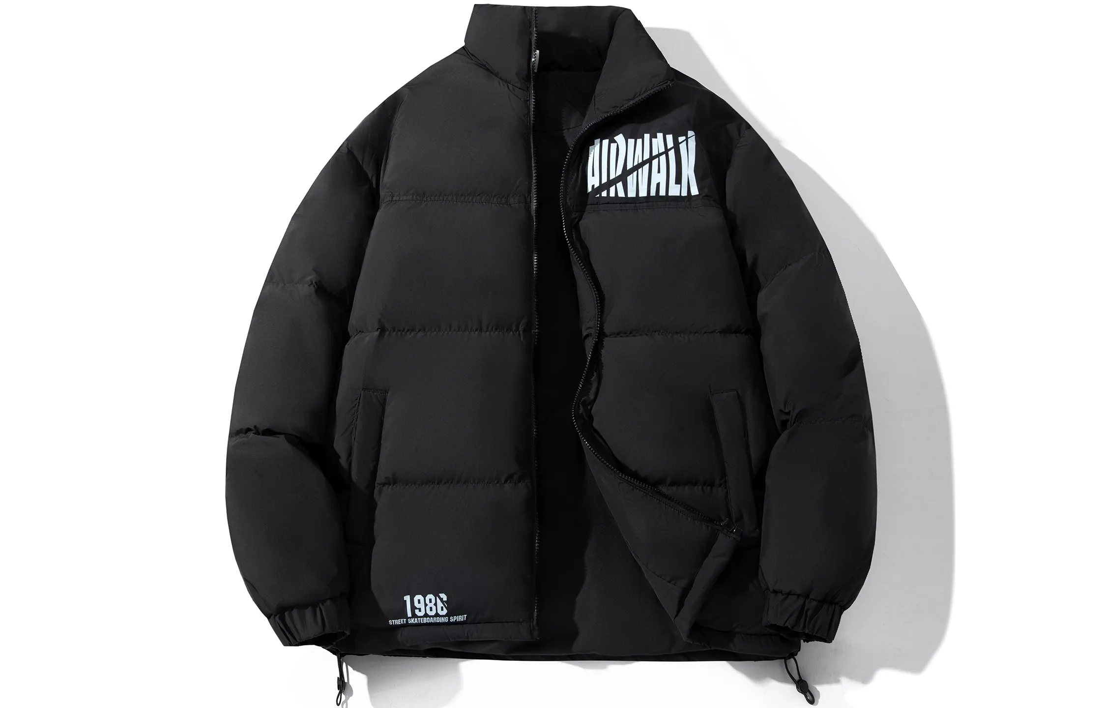 Airwalk Down Jackets Unisex Navy Blue S - POIZON