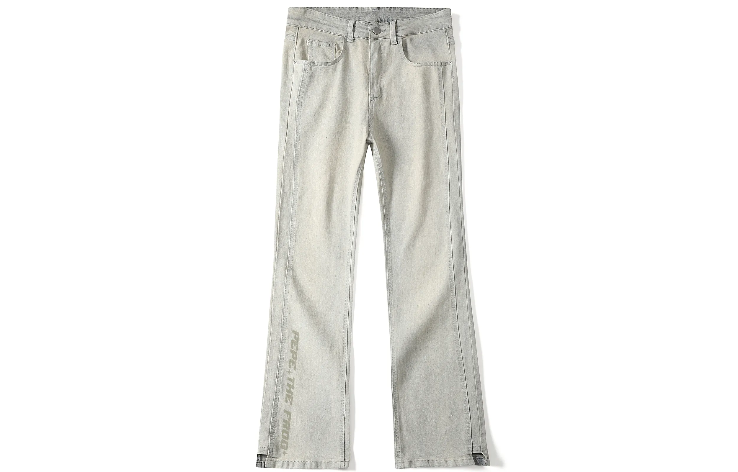 Pepe The Frog Jeans Unisex Yellow Mud - POIZON