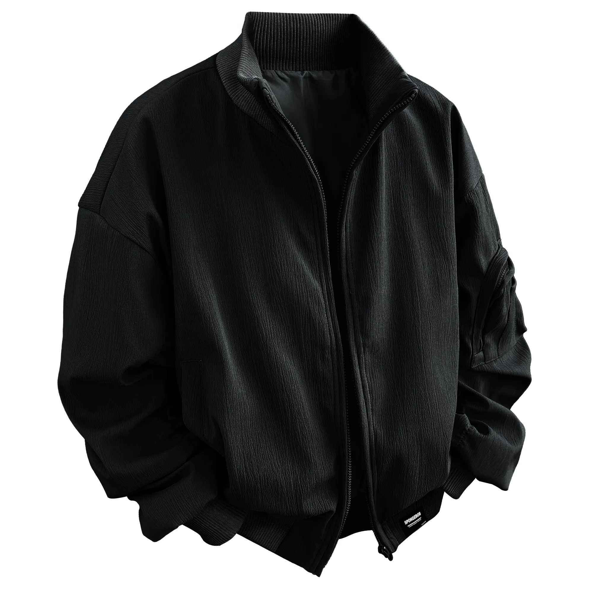 SPONGEBOB SQUAREPANTS Jackets Coats Unisex Black - POIZON