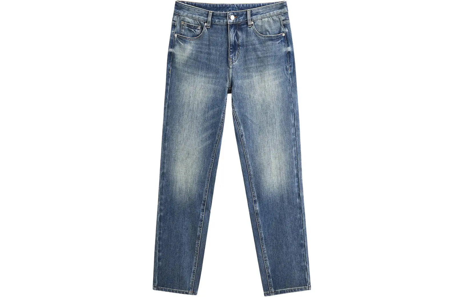 GXG Jeans Men Washed Blue - POIZON