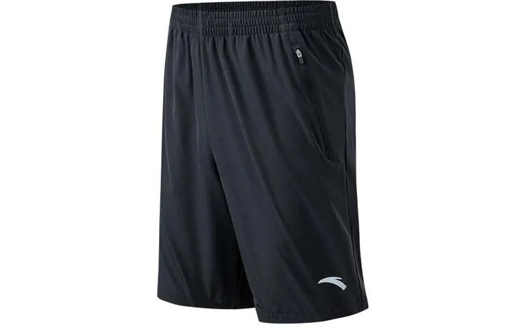 ANTA Variety Training Collection Casual Shorts Men Black - POIZON