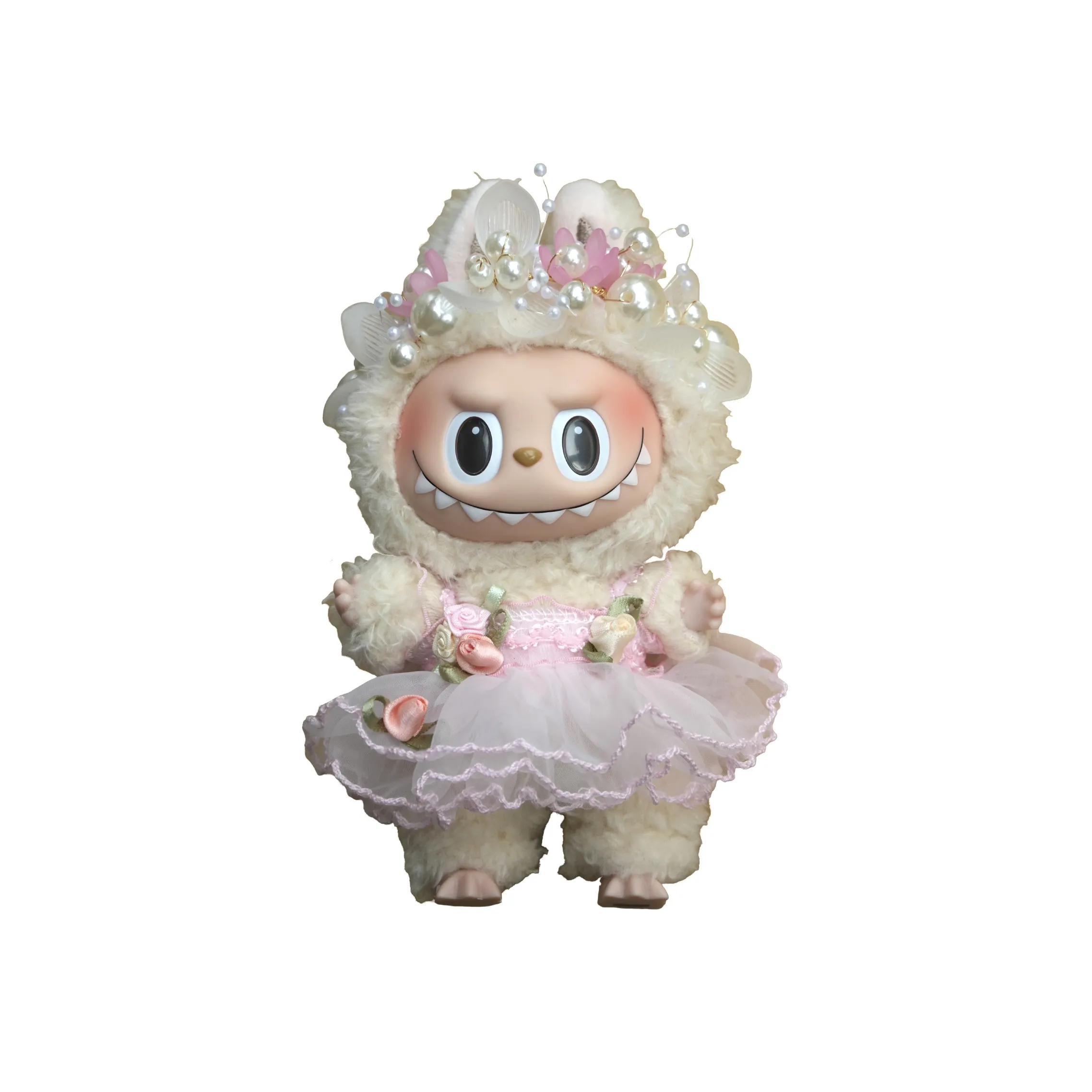 [Dress Up Doll] POP MART Labubu THEMONSTERS Heartbeat Macaron, White ...