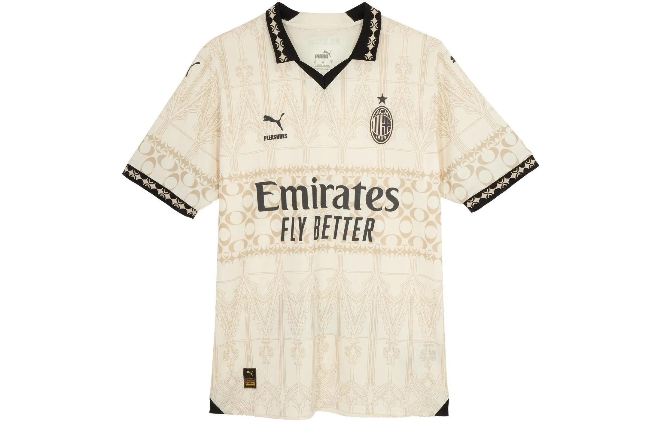 PUMA X Pleasures Ac Milan 2023/24 Light Version Jersey - POIZON
