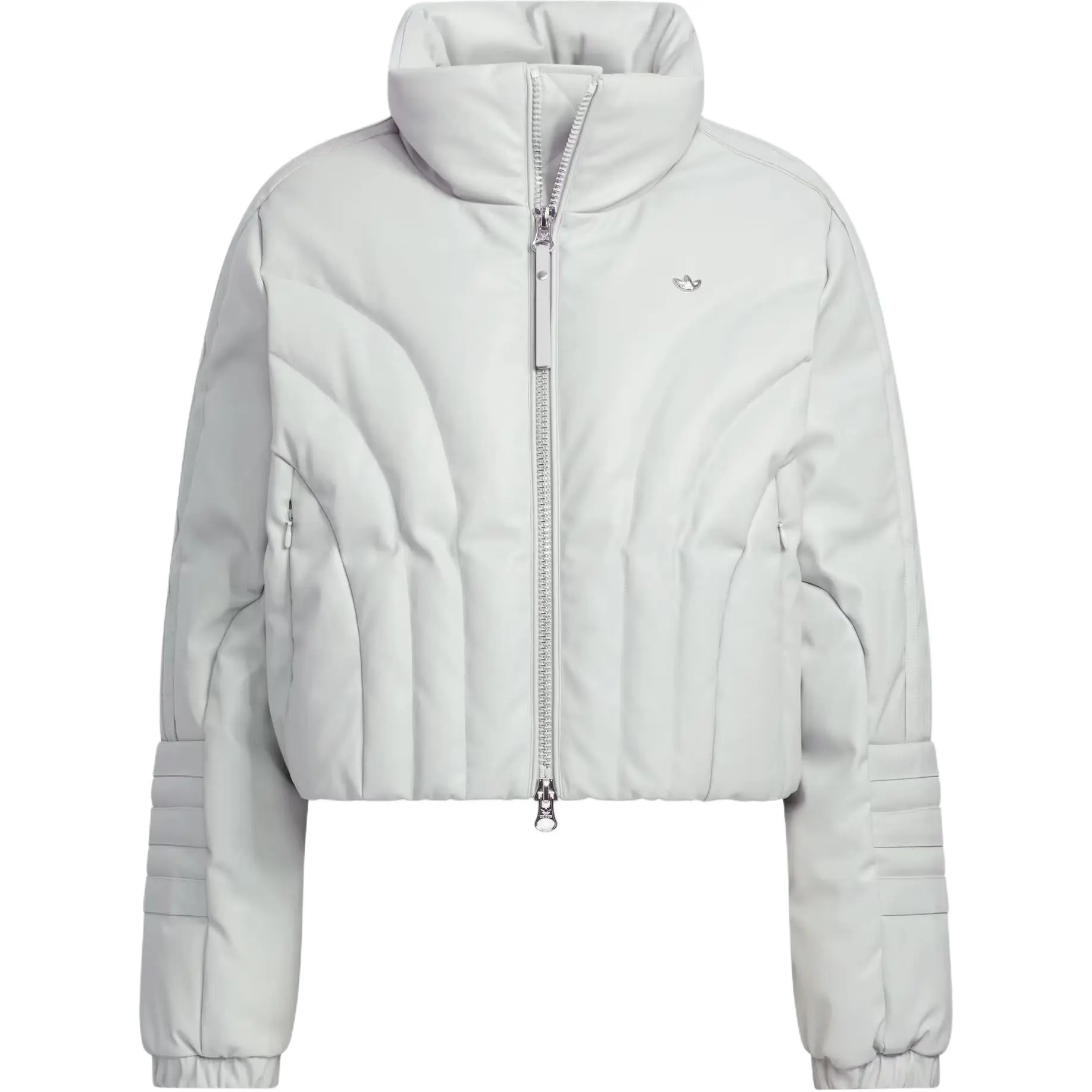 Adidas Originals Down Jackets Women's Silver Gray - POIZON