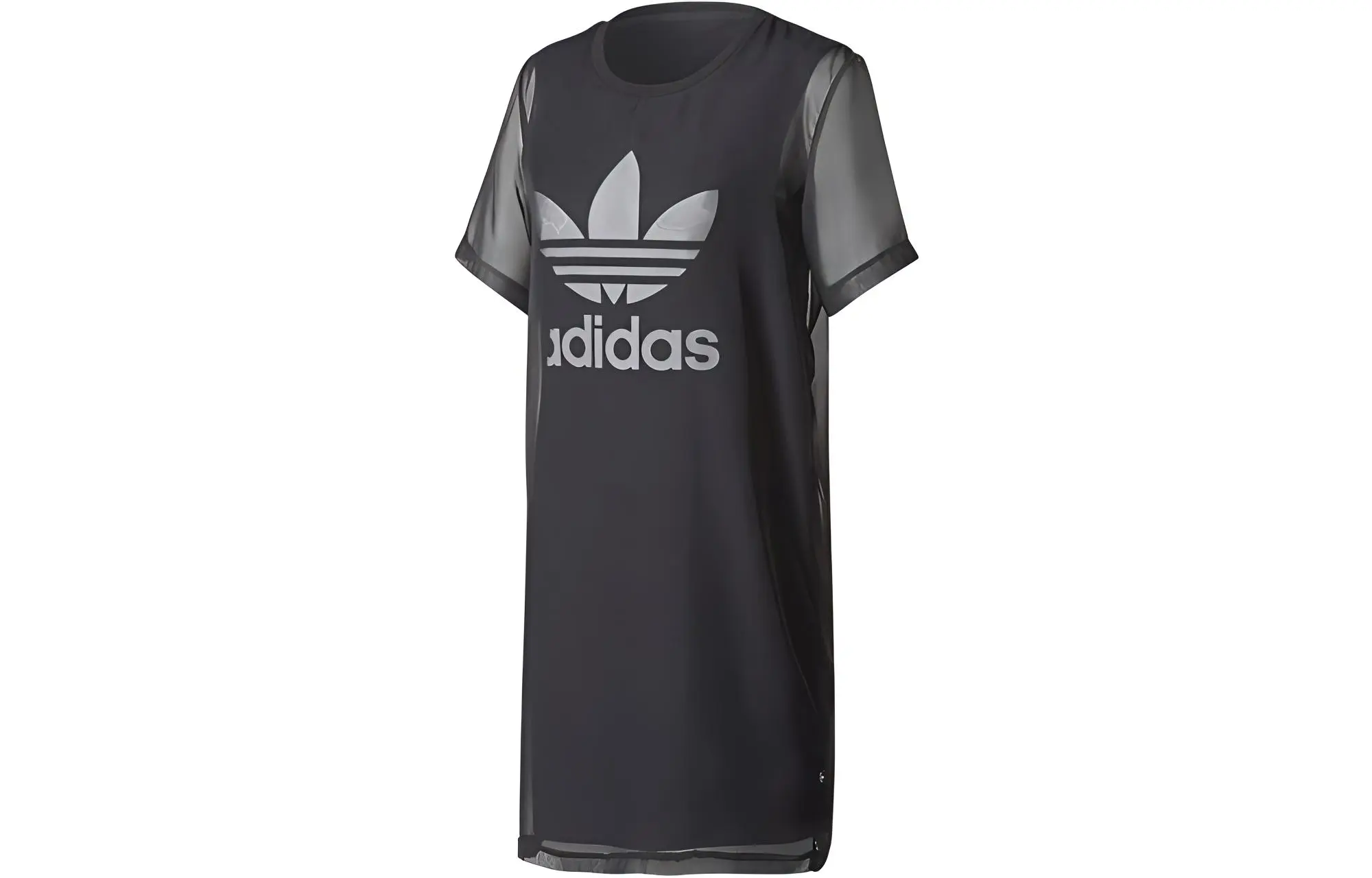 Adidas Originals Short-Sleeved Dresses Women's Black - POIZON