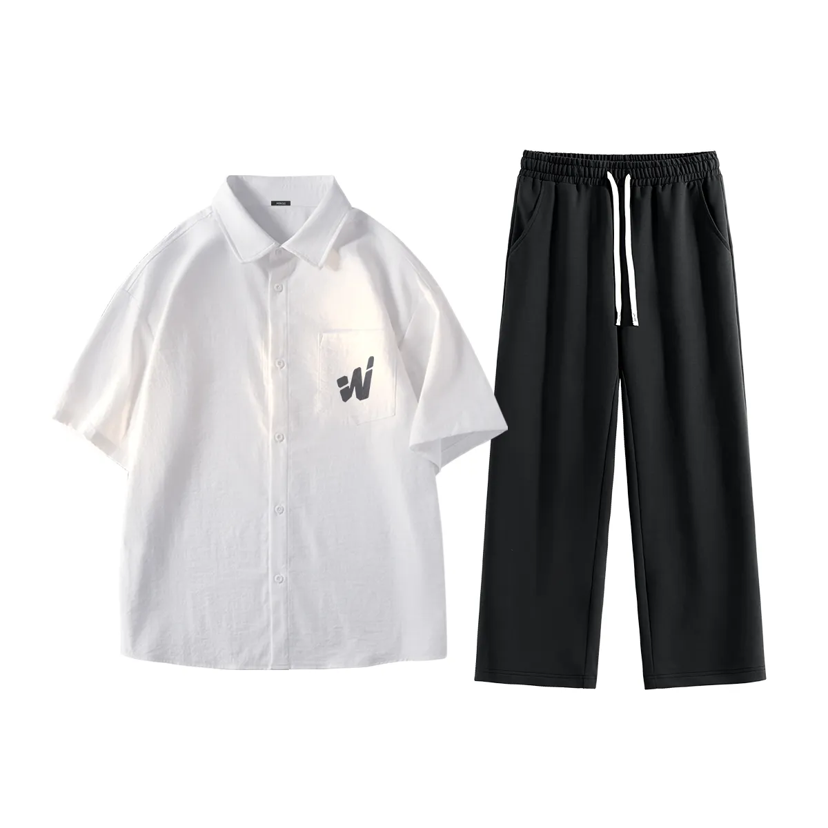 MINISO Shirt Matching Set Unisex - POIZON