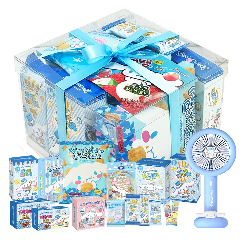Sanrio Cinnamoroll Snacks+Fan Box Cinnamoroll Gift Pack - POIZON