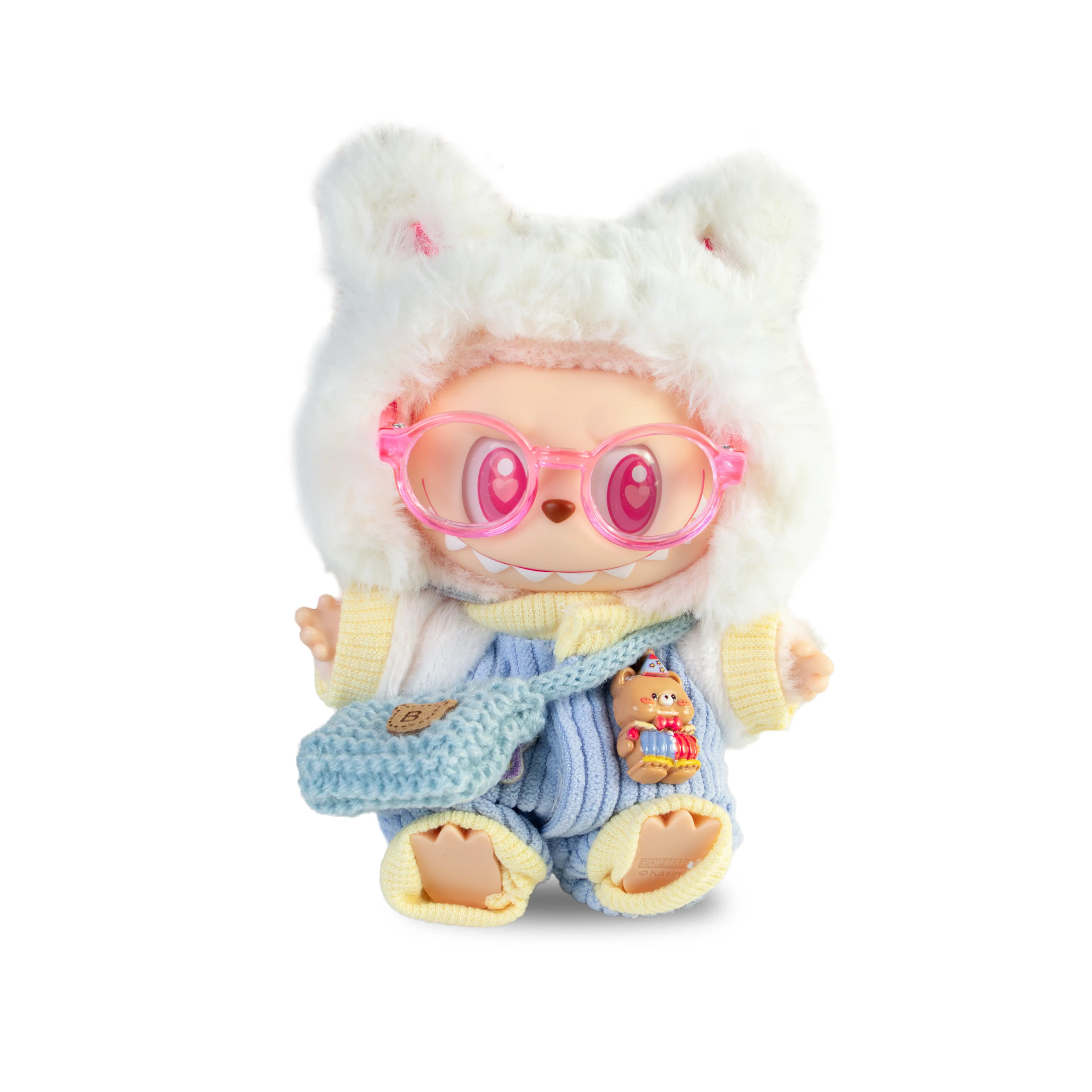 Modified Baby POP MART LABUBU THE MONSTERS Naughty Kid Bag Hang Tag Box ...