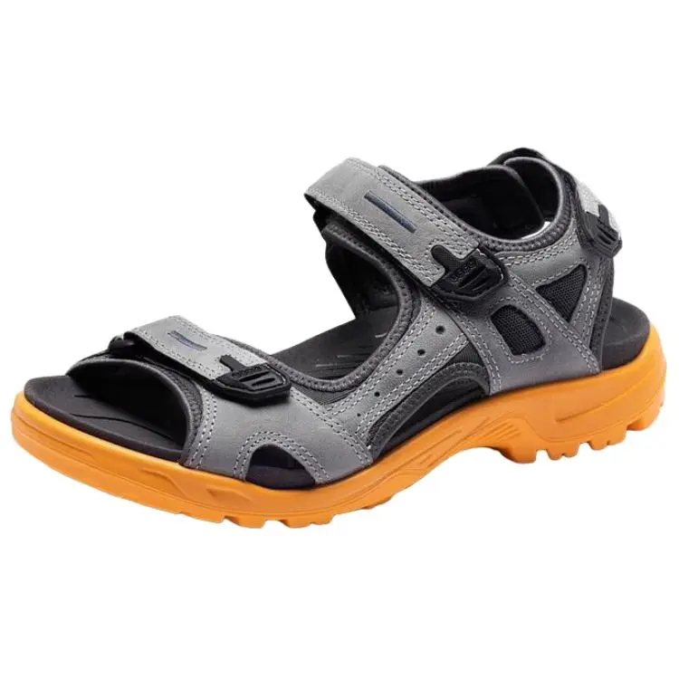 Ecco Off road Series Beach Sandals Men's Gray - POIZON