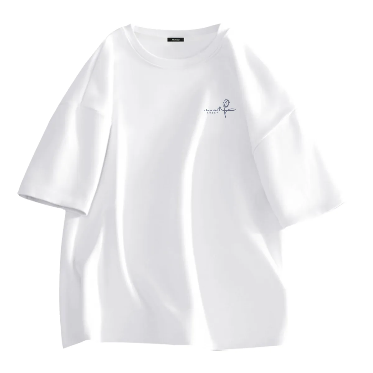 MINISO T Shirts Unisex Palm Green (Free Pen Tip Chest Logo) 4XL - POIZON