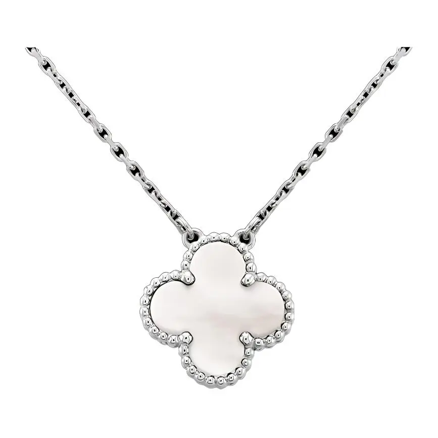 Van Cleef & Arpels Alhambra Four Leaf Lucky Series Necklaces Women's ...