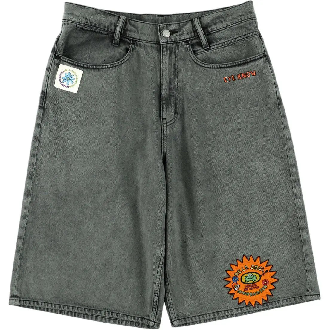 WIND and SEA x De La Soul X Parappa The Rapper SS25 Denim Shorts Unisex ...