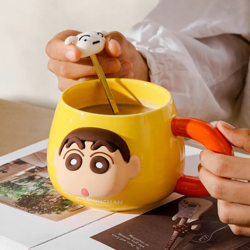 One Mai House Crayon Shin Chan Plush Magnetic Ceramic Cartoon Mug ...