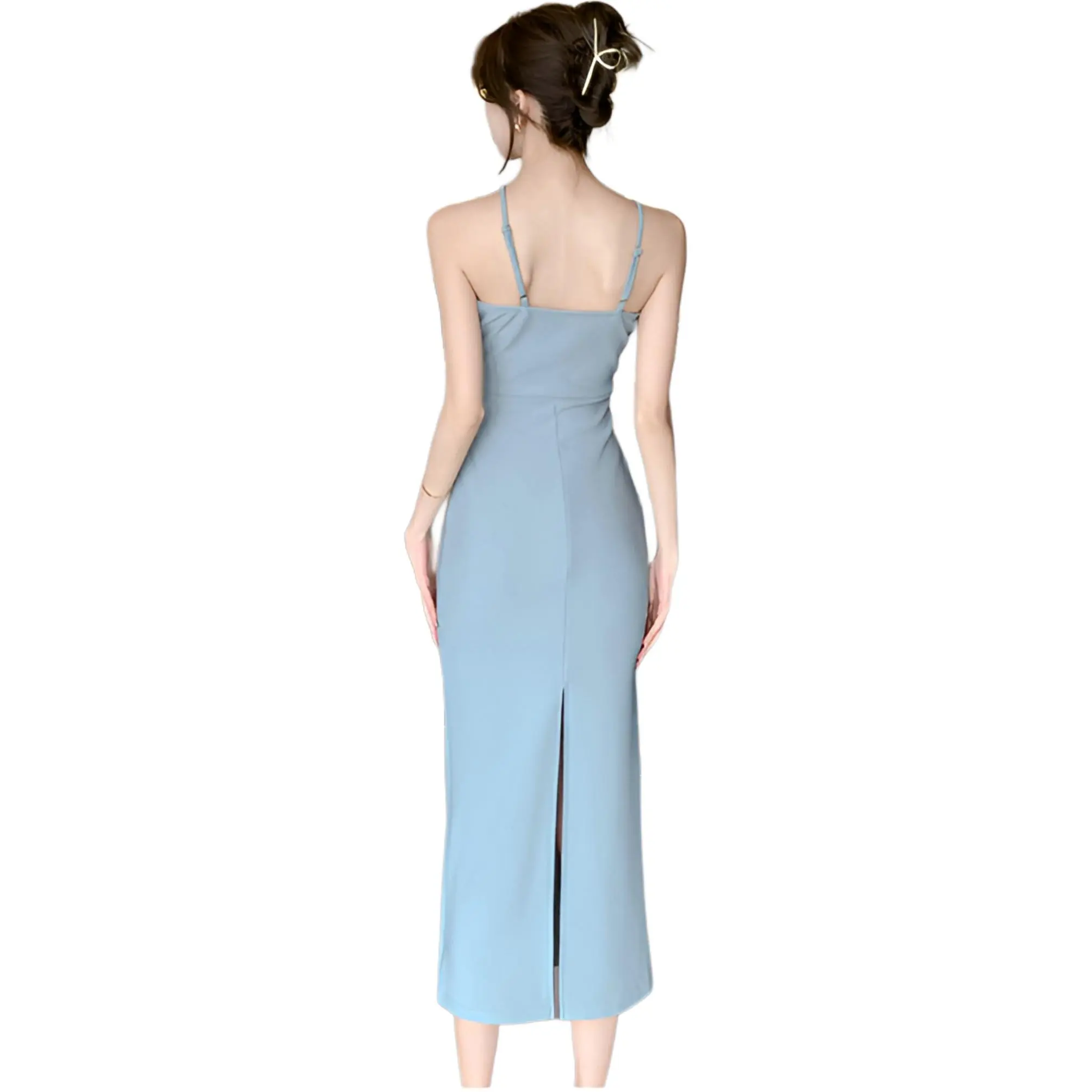 PLANE DRIFT Slip Dresses Women's Pea Green - POIZON