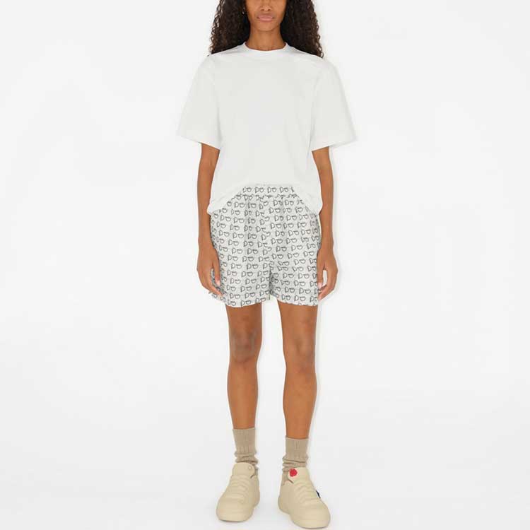 Burberry shorts silver store