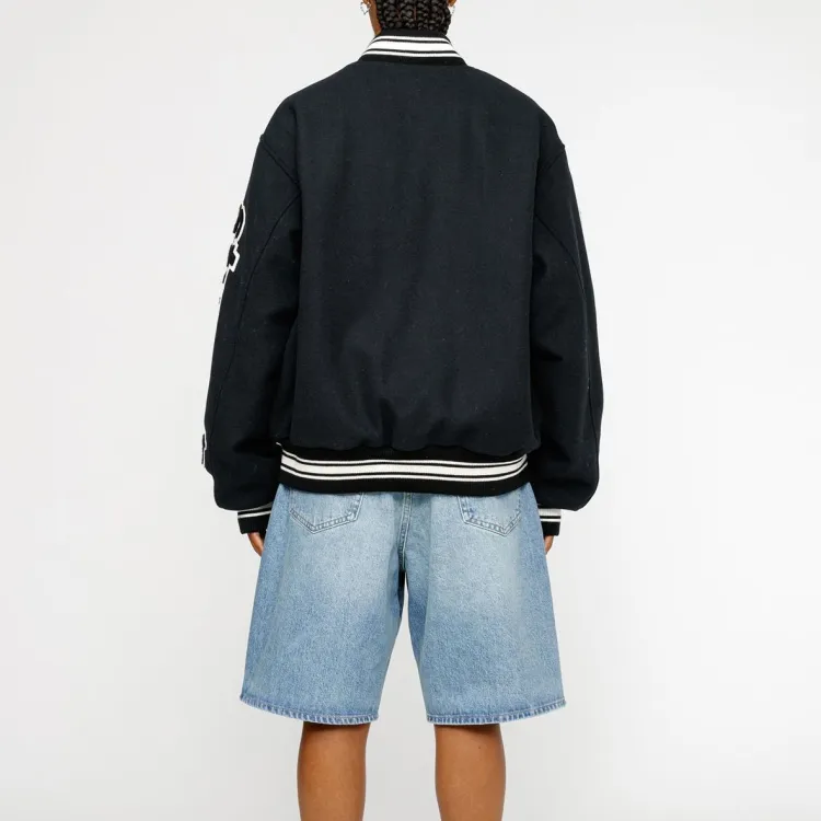 Stussy Varsity Competition Jacket - POIZON Stussy Varsity Competition Jacket - POIZON